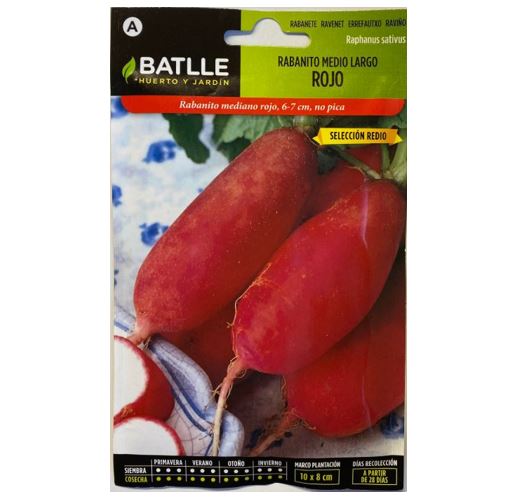 Rabanito Dátil rojo sel. Redio | Jardinedia