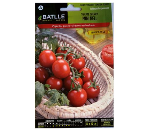 Comprar semillas de Tomate Cherry - Mini Bell- PlanetaGarden