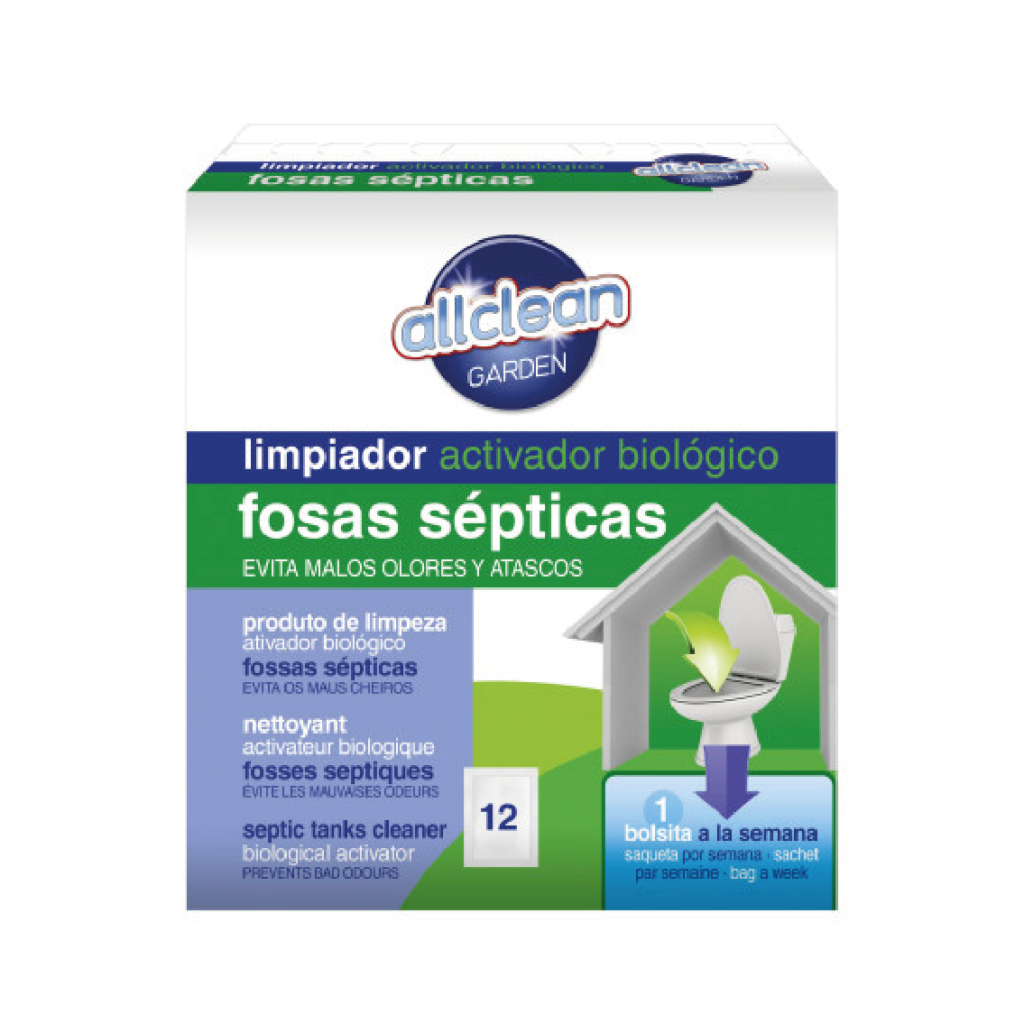 ALLCLEAN LIMPIADOR FOSAS SEPTICAS 12x20gr | Jardinedia