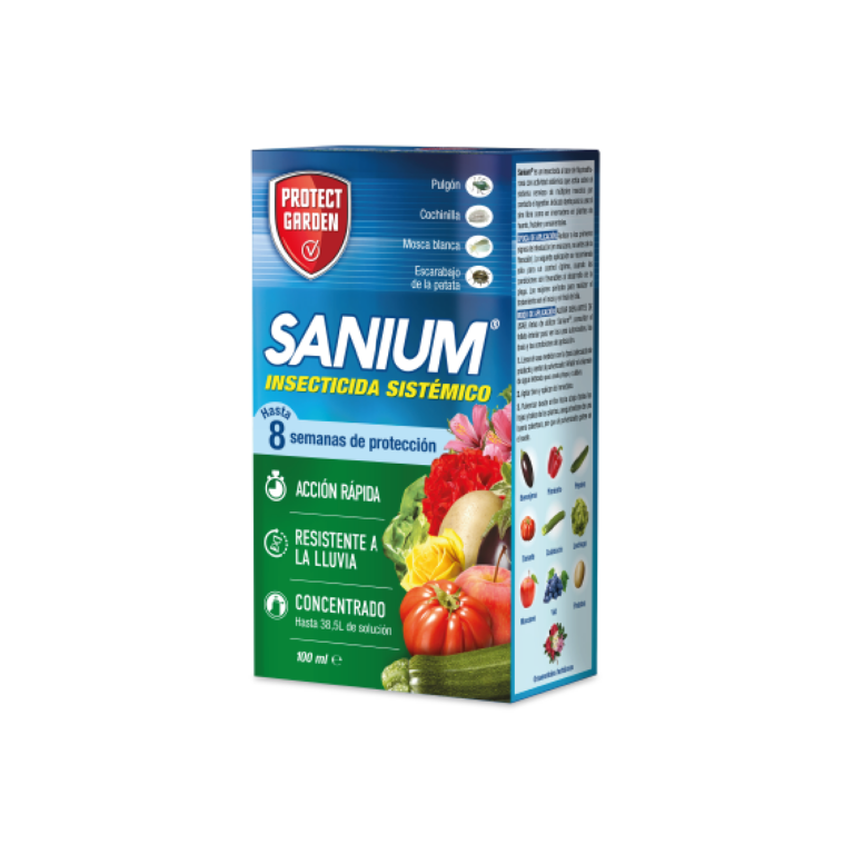 SANIUM INSECTICIDA SISTEMICO CONCENTRADO 100ml | Jardinedia